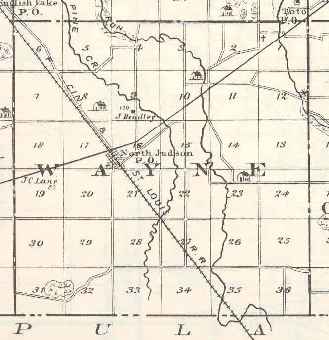 1876 Wayne | Starke County Historical Photos & Documents